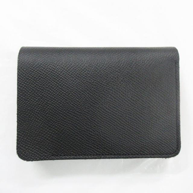 【中古】フォルメ forme ショートウォレット 2つ折り財布 SW flp-26 Short wallet 黒 ブラック Noblessa レザー