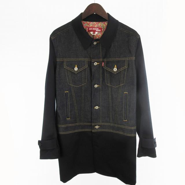 【中古】ジュンヤワタナベマン JUNYA WATANABE MAN コムデギャルソン リーバイス デニムジャケット コート WE-C001 S