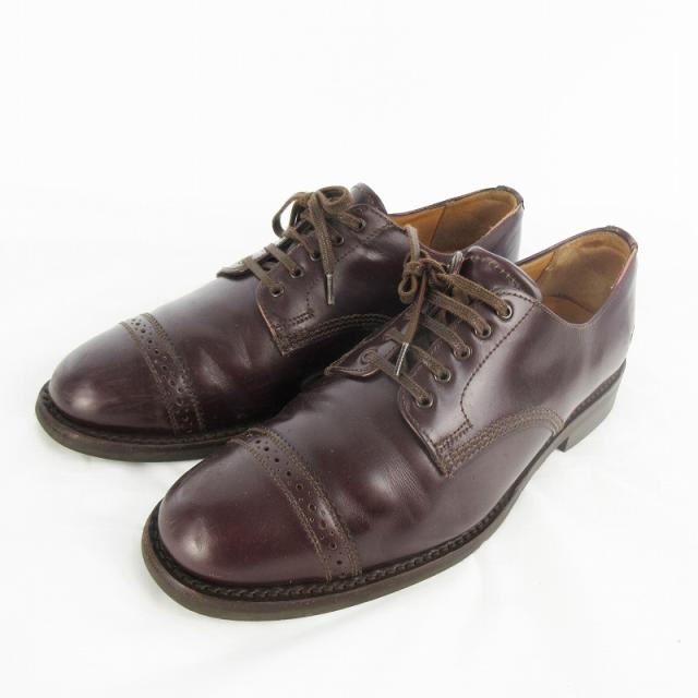 【中古】サンダース SANDERS 1129R MILITARY DERBY ミリタリーダービー シューズ レザー 牛革 6 1/2 約25.5ｃｍ ブラウン