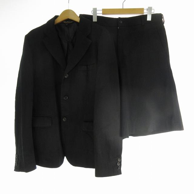 【中古】ブラックコムデギャルソン BLACK COMME des GARCONS Freedom フリーダム M AD2019 ジャケット ショートパンツ