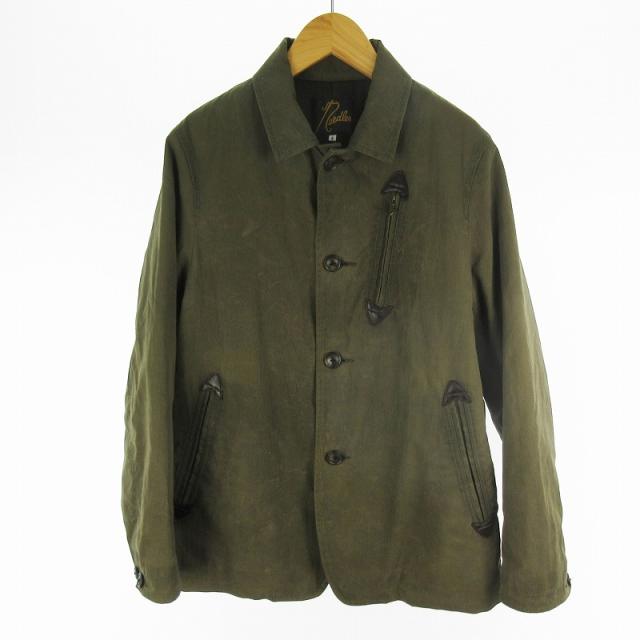 【中古】ニードルス ニードルズ Needles Arrow Jacket アロージャケット ミリタリー 中綿 裏起毛  カーキ S