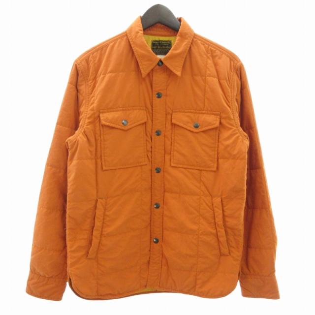 【中古】ダブルアールエル RRL 23年製 キルティング 中綿ジャケット オレンジ S メンズ