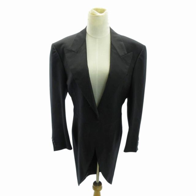 【中古】エルメネジルドゼニア Ermenegildo Zegna ヴィンテージ テールコート 燕尾服 フォーマル super 100's 黒
