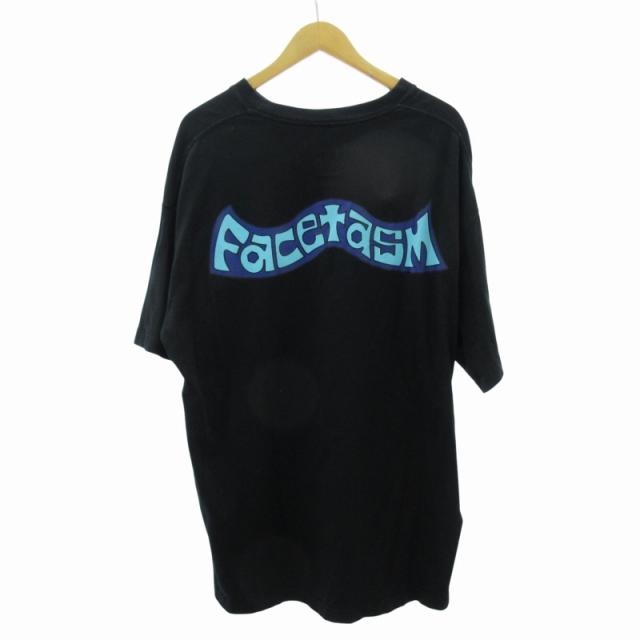 【中古】ファセッタズム FACETASM 24SS GRAPHIC BIG Tシャツ バックプリント 半袖 黒 ブラック  5 約XXL SRO-TEE-U04