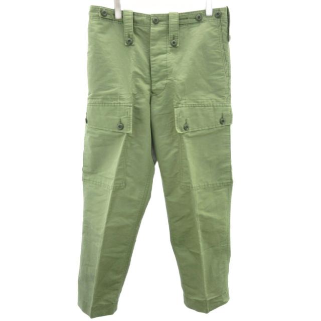 【中古】ジュンヤワタナベマン JUNYA WATANABE MAN コムデギャルソン 21SS カーゴパンツ ミリタリー カーキ S WG-P019