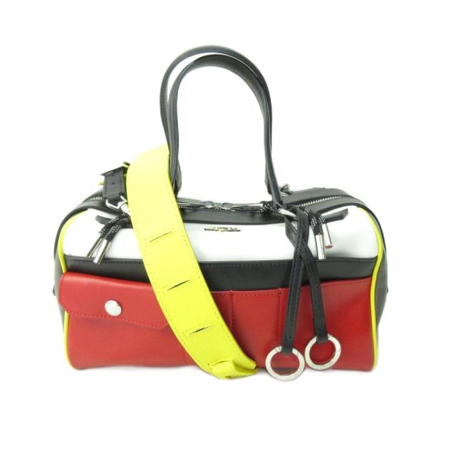 【中古】ザディグ エ ヴォルテール ZADIG & VOLTAIRE 2WAY ショルダーバッグ ロゴ刻印 マルチカラー STK レディース