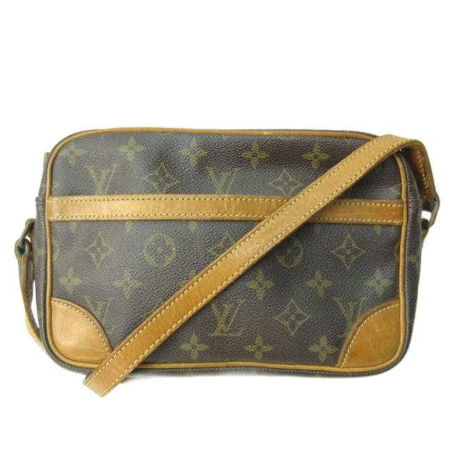 【中古】ルイヴィトン LOUIS VUITTON トロカデロ24 モノグラム ショルダーバッグ 総柄 レザー 茶 ブラウン M51276