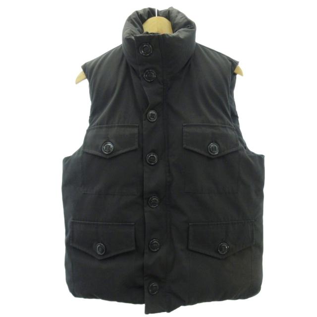 【中古】カナダグース   MONTREAL VEST モントリオール ダウンベスト 黒 ブラック S 3424JM STK メンズ