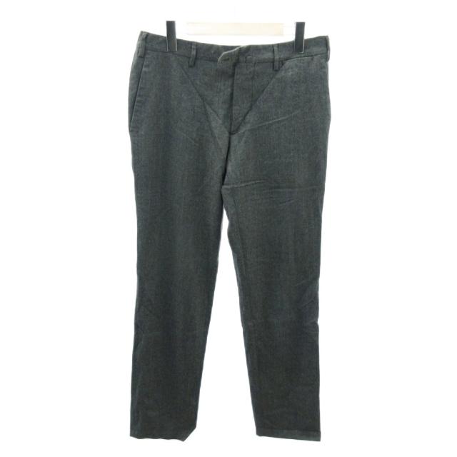 【中古】ジャブスアルキヴィオ giab's archivio super100's パンツ スラックス テーパード ボタンフライ 46 グレー