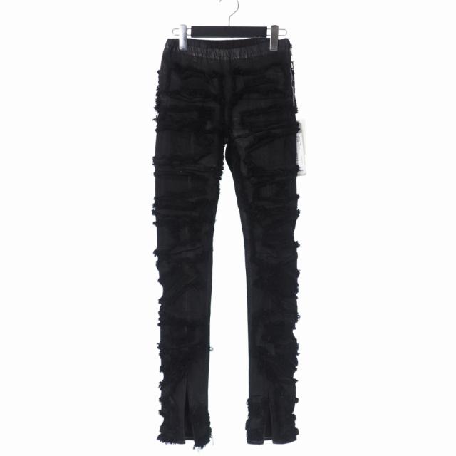 【中古】ダークシャドウ DRKSHDW 21AW SLIT FRONT LEGGING フロント スリット クラッシュ加工 デニム スキニー
