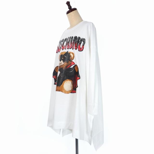 中古】未使用品 モスキーノ MOSCHINO 20SS バッド テディベア プリント