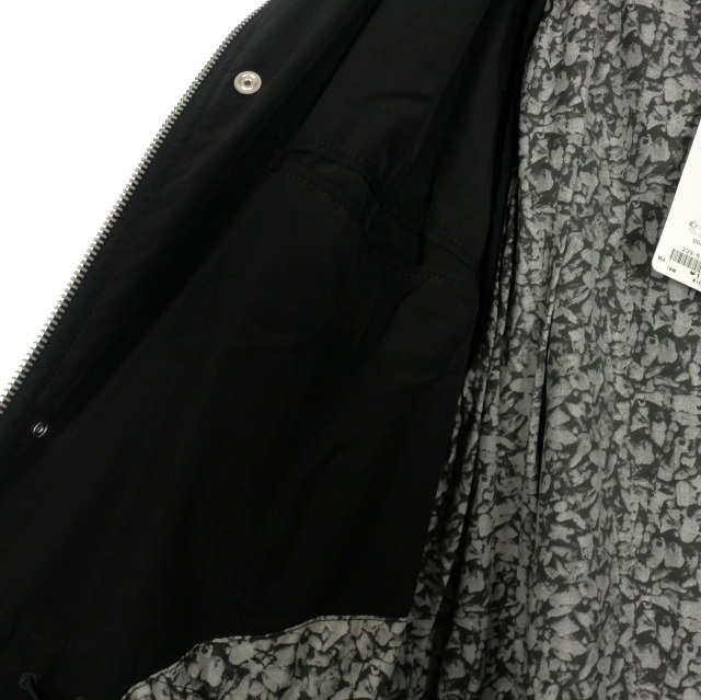 中古】未使用品 44 LABEL GROUP フーデッド ナイロンロングコート