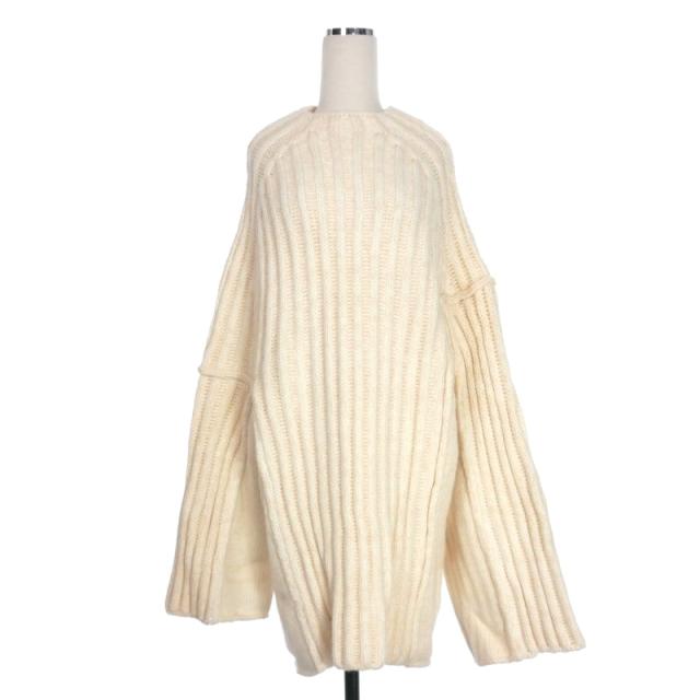 【中古】未使用品 エムエムシックス メゾンマルジェラ MM6 Maison Margiela 22AW オーバーサイズ リブ編みニット