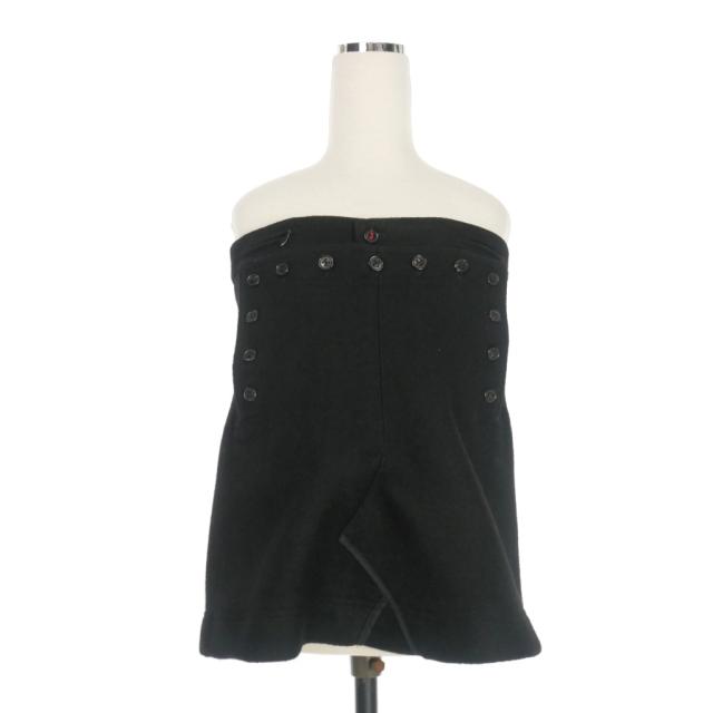 【中古】メゾンマルジェラ Maison Margiela 22AW セーラーデザイン ビスチェ コルセット 40 ブラック 黒 SI0NT0003