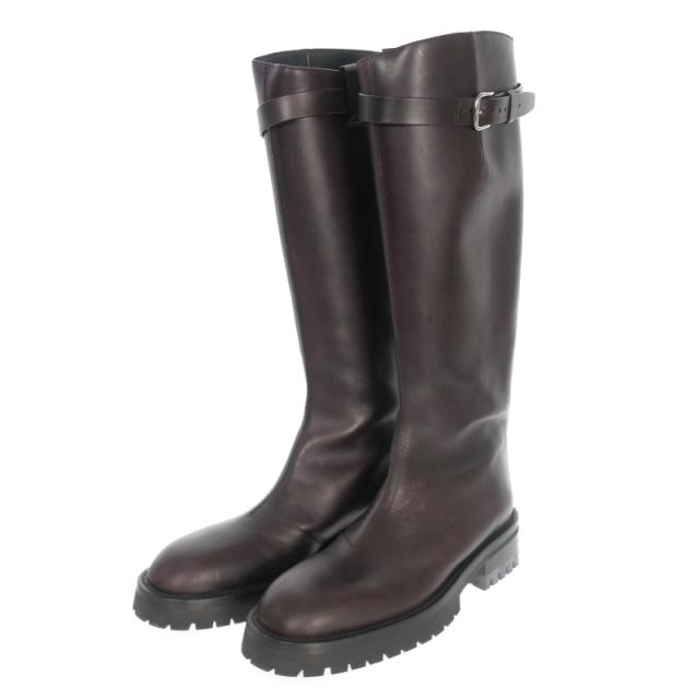 【中古】未使用品 アンドゥムルメステール ANN DEMEULEMEESTER NES RIDING BOOTS TUXON ロングブーツ 44