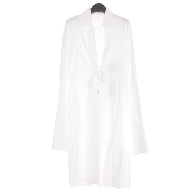 【中古】未使用品 アンドゥムルメステール ANN DEMEULEMEESTER 23AW Aert オープンフロント ロングフィットシャツ