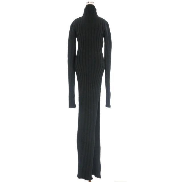 【中古】未使用品 アンドゥムルメステール ANN DEMEULEMEESTER 23AW CYNTIA タートルネック ニットワンピース ドレス