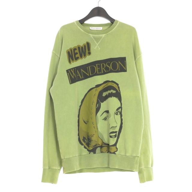 【中古】ジェイダブリューアンダーソン JWアンダーソン J.W.ANDERSON 23SS グラフィックプリント スウェット M