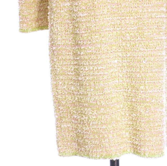 中古】フォクシー FOXEY スパンコール ツイード ノースリーブ