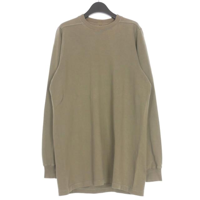 【中古】リックオウエンス Rick Owens 17SS WALRUS クルーネックTシャツ カットソー 長袖 XS EUCA グレー