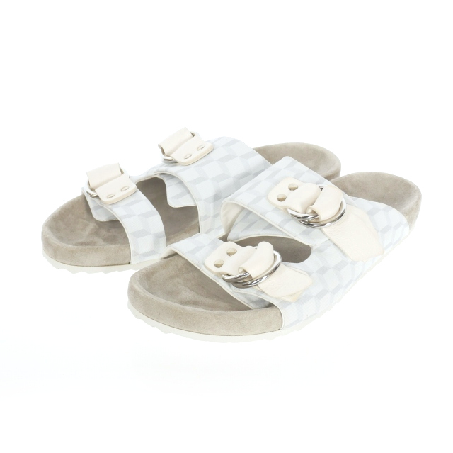 【中古】ピエールアルディ PIERRE HARDY PLANET COLLECTION ビーチライダー サンダル 靴 43 グレー/ホワイト メンズ