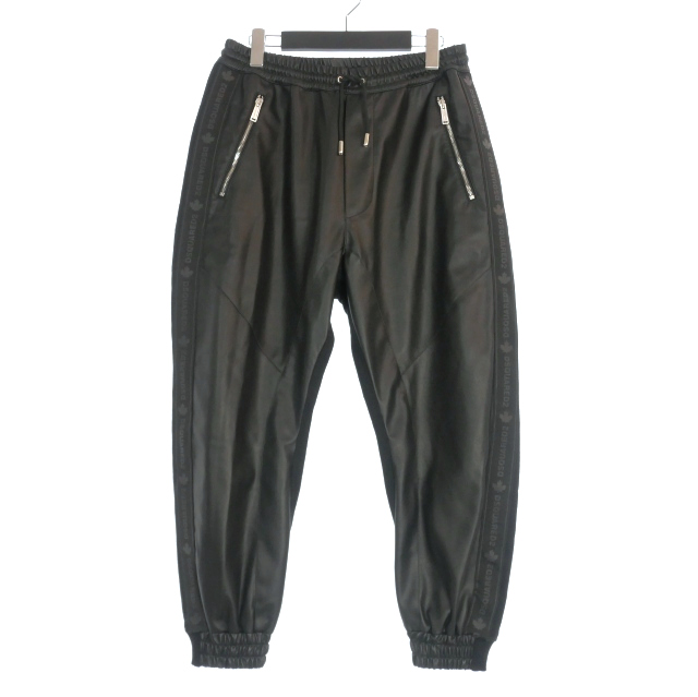 【中古】ディースクエアード DSQUARED2 24SS HYBRID SWAG TRACK PANTS ハイブリットトラックパンツ 44 ブラック