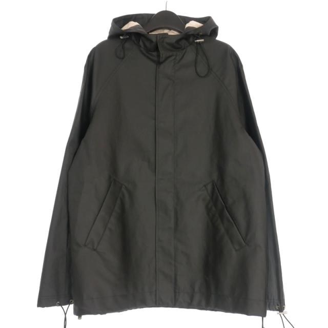 【中古】未使用品 44 LABEL GROUP NIGHT JACKET コーティング加工 ジャケット ブルゾン 46 ブラック 黒 22JA01-300