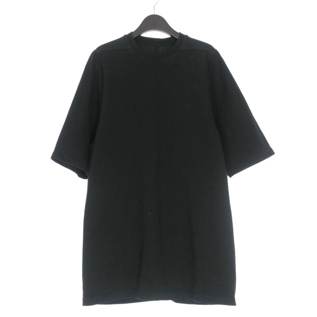 【中古】リックオウエンス Rick Owens 19AW Oversized Tee オーバーサイズ Tシャツ カットソー 半袖 XS ブラック