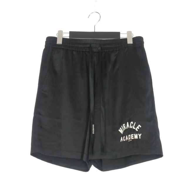 【中古】ナミアス NAHMIAS  Miracle Academy ショートパンツ ショーツ シルク M ブラック 黒 メンズ
