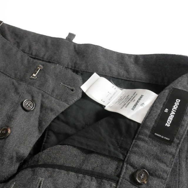 中古】未使用品 ディースクエアード DSQUARED2 23AW Wool chinos