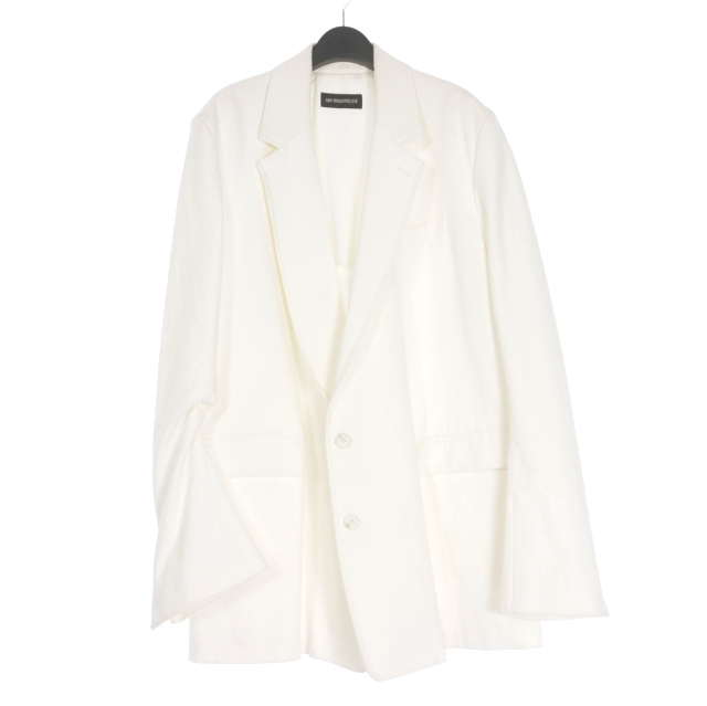 【中古】アンドゥムルメステール ANN DEMEULEMEESTER 22SS シングルブレスト デニムブレザー ジャケット 長袖 48