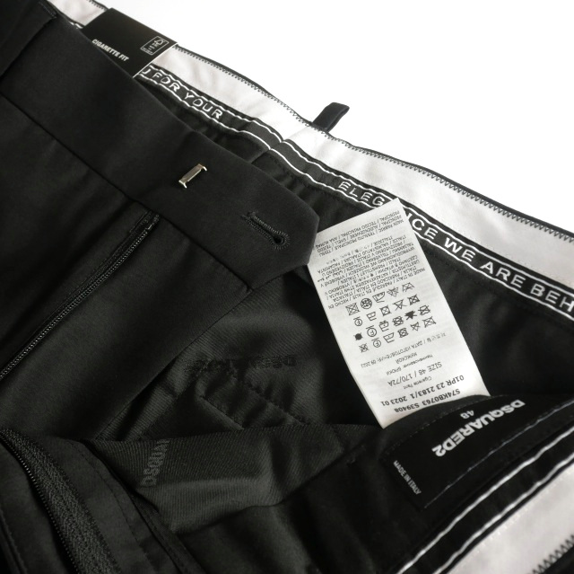 中古】未使用品 ディースクエアード DSQUARED2 23SS Cigarette Pants