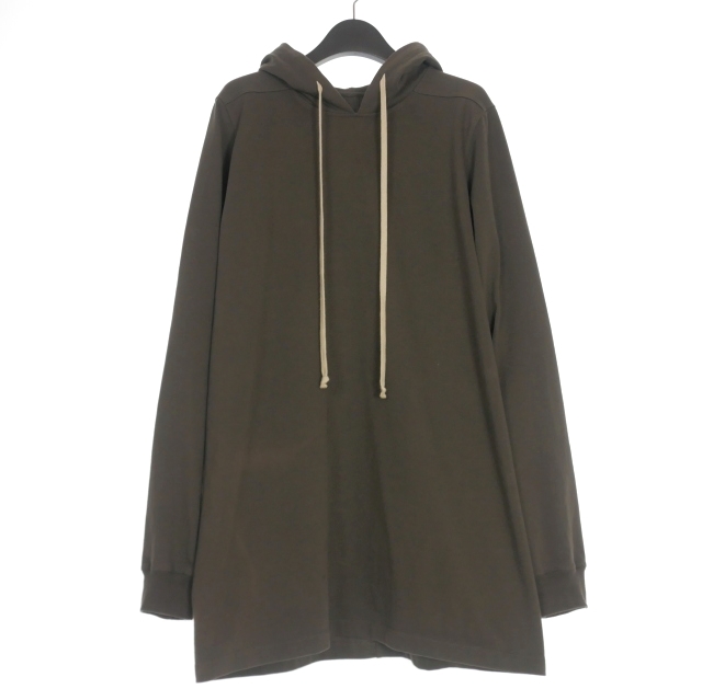 【中古】リックオウエンス Rick Owens 20AW PERFORMA POPOVER HOODY フーディ パーカー 長袖 S DRK DUST ブラウン