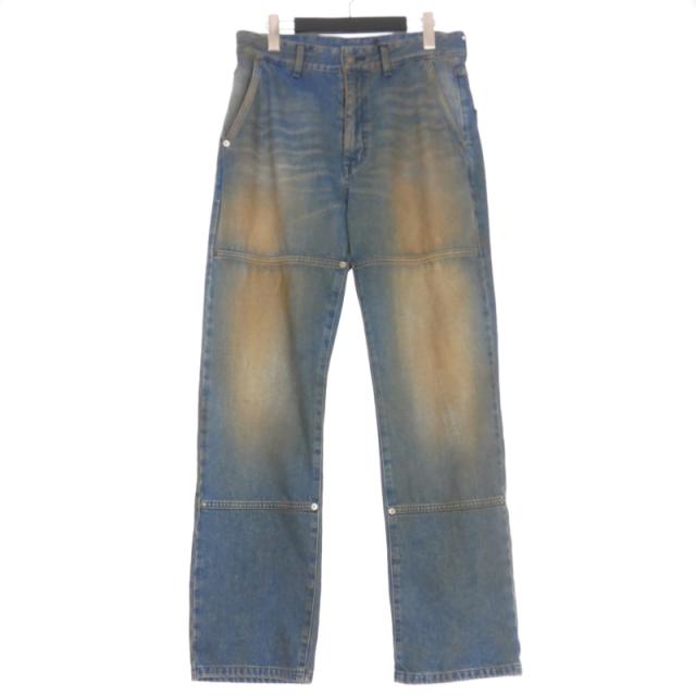 【中古】ユハ JUHA 25SS Rust Work Denim Pants ラストワークデニムパンツ ジーンズ 4 インディゴ 10210802-1 メンズ