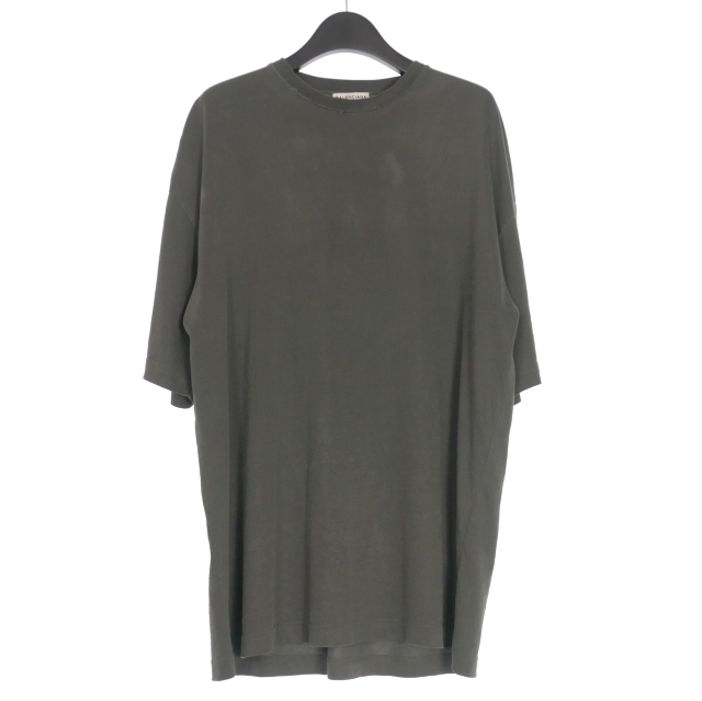 【中古】バレンシアガ BALENCIAGA 17AW Femme Fatale Tシャツ カットソー 半袖 XS チャコール グレー 480065