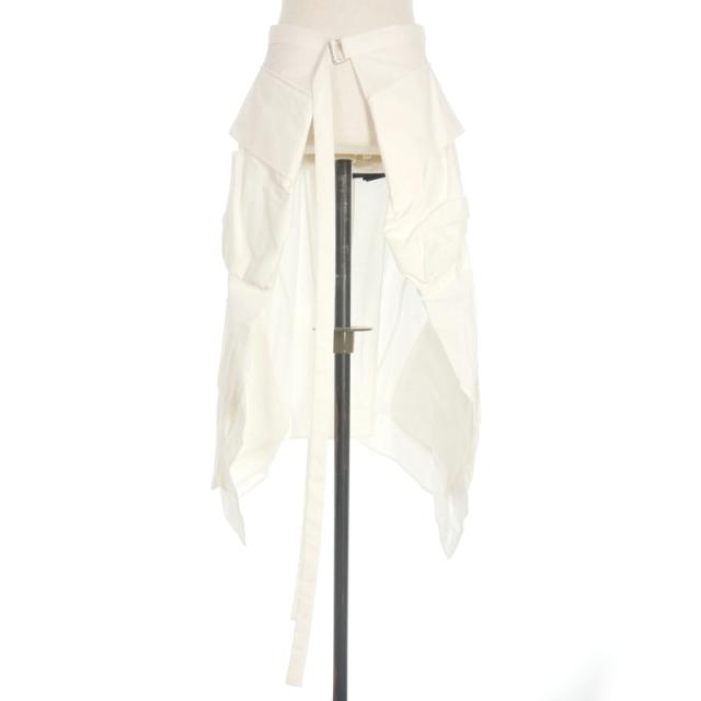 【中古】未使用品 アンドゥムルメステール ANN DEMEULEMEESTER 24SS NEVE FLUID CARGO APRON SKIRT エプロンスカート