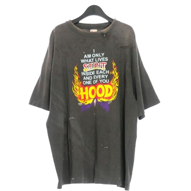 【中古】セントマイケル SAINTMICHAEL 25SS ネイバーフッドコラボ STHD. SS TEE HOOD Tシャツ カットソー 半袖 XXL