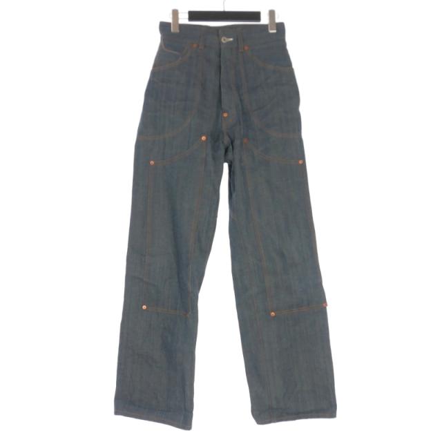 【中古】トムワークス TOM WORKS ハイウエストデニムパンツ ジーンズ 28 インディゴ TM-WKPT-002 メンズ レディース