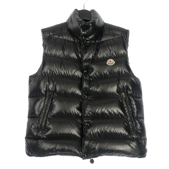 【中古】モンクレール MONCLER TIB GILET ダウンベスト ジャケット 1 ブラック 黒 E20914335005 68950 国内正規