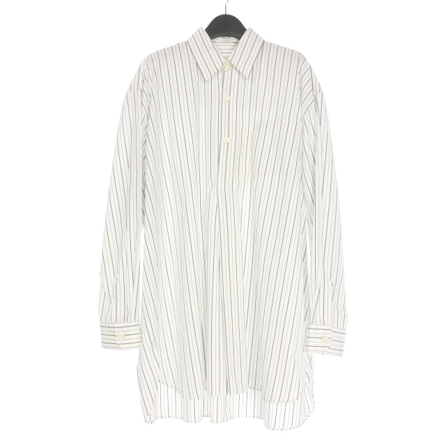 【中古】未使用品 アワーレガシー OUR LEGACY Popover Shirt オーバーサイズ プルオーバーシャツ ストライプ 長袖 46