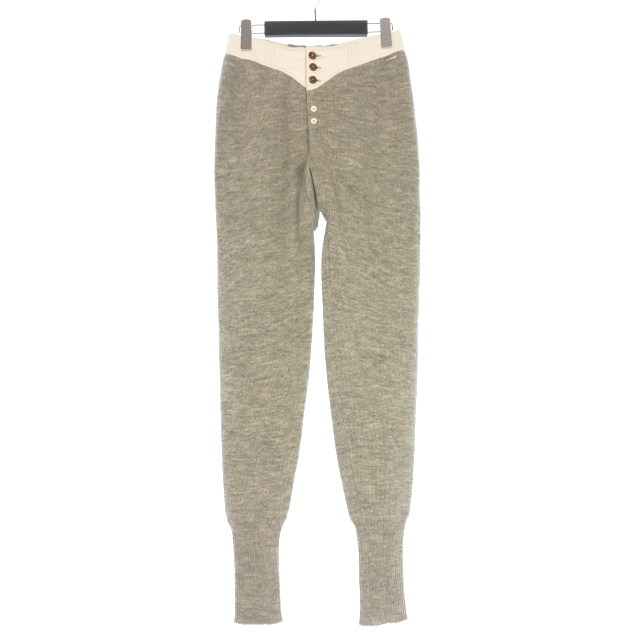 【中古】ディースクエアード DSQUARED2 23AW ウール ニットパンツ M グレー S71KB0556 国内正規 レディース