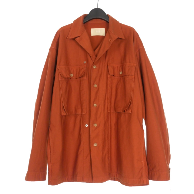 【中古】未使用品 インアット INNAT 25AW 43 HBT JACKET ワークジャケット ブルゾン 3 Teracotta テラコッタ
