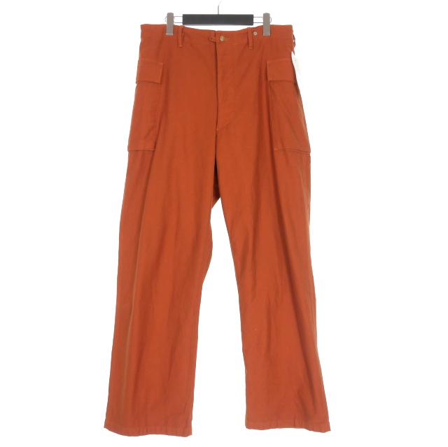 【中古】未使用品 インアット INNAT 25AW 43 CARGO TROUSERS カーゴパンツ ワークパンツ 3 Teracotta テラコッタ