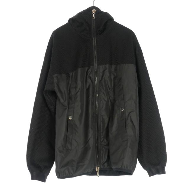 【中古】ワングラビティー one gravity 22SS ラッセルコンビネーションジップフーディ パーカー 長袖 M ブラック 黒
