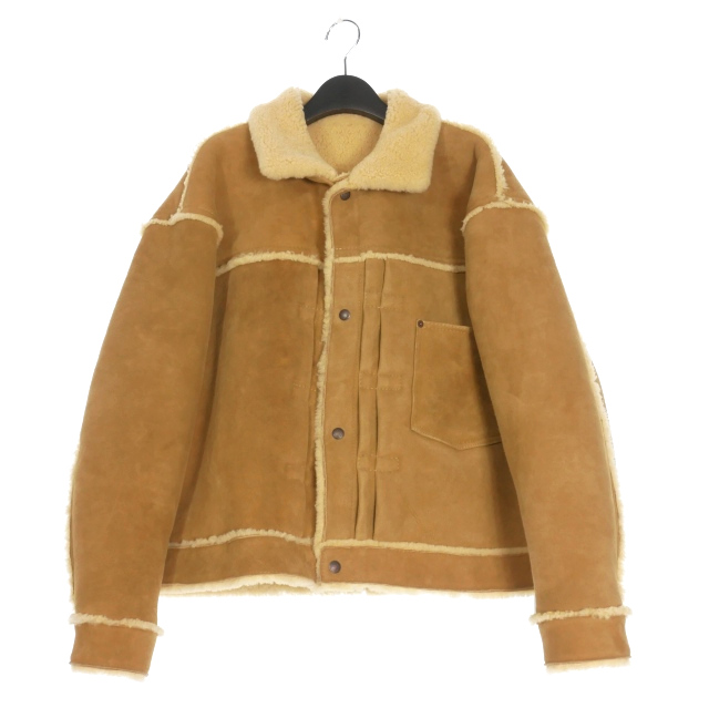 【中古】未使用品 セントマイケル SAINTMICHAEL × BerBerJin 25AW BB_MOUTON JACKET ムートンジャケット M