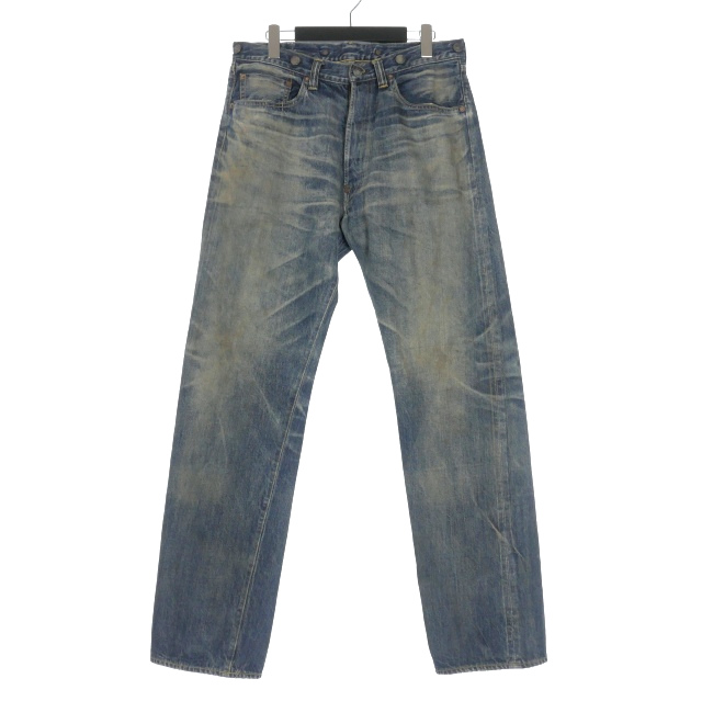 【中古】未使用品 セントマイケル SAINTMICHAEL × BerBerJin 25AW BB_DENIM PNT/5PKTS DAMAGE/BLUE デニムパンツ