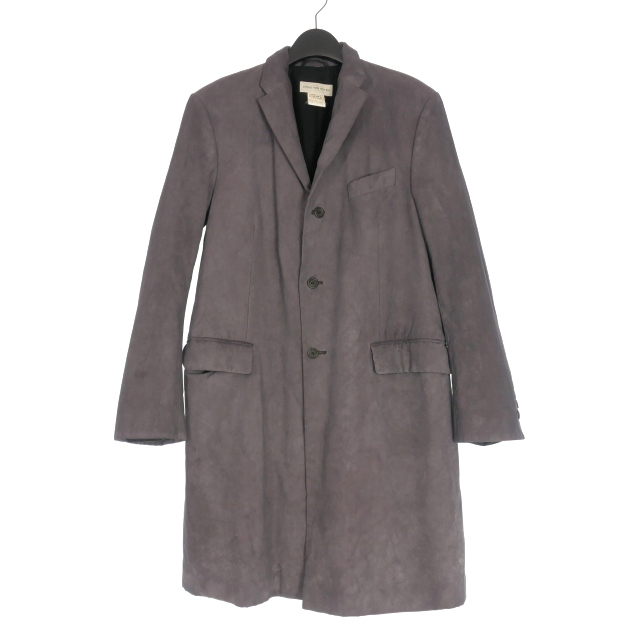 【中古】ドリスヴァンノッテン DRIES VAN NOTEN ライカ期 コーティングコート ジャケット 48 パープル 紫 メンズ