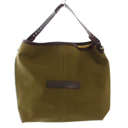 【中古】フェリージ Felisi BEAMS F別注 キャンバス トートバッグ カーキ 16-63 /TK メンズ