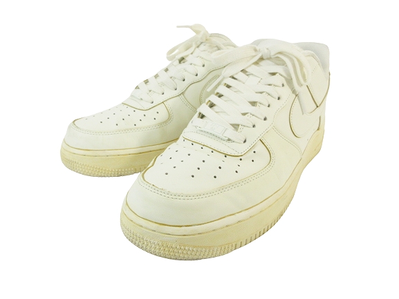 【中古】ナイキ NIKE DJ4630-100 スニーカー ローカット エアフォース1  サイズ28.0cm 白 QQQ メンズ