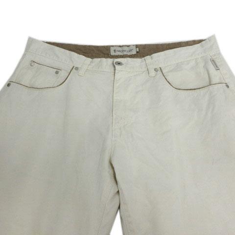 中古】モンクレール MONCLER パンツ チノパン ストレート コットン